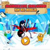 Marceline molando en el hielo | Hora de Aventuras | Boing