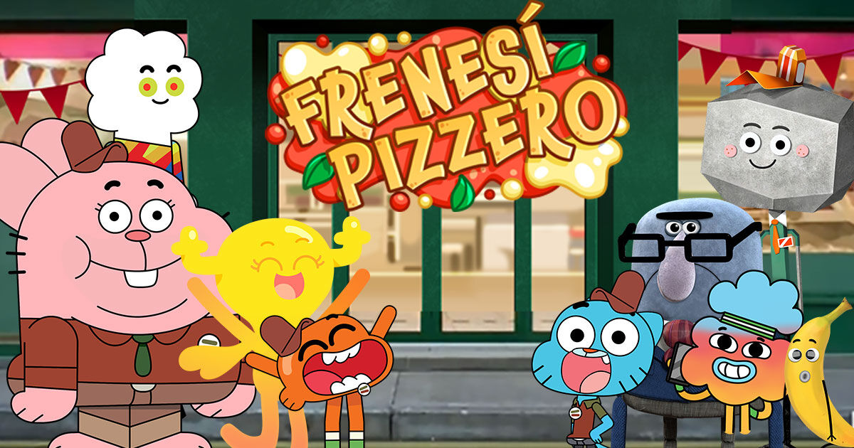 Frenesí pizzero | Juego de El asombroso mundo de Gumball | Boing