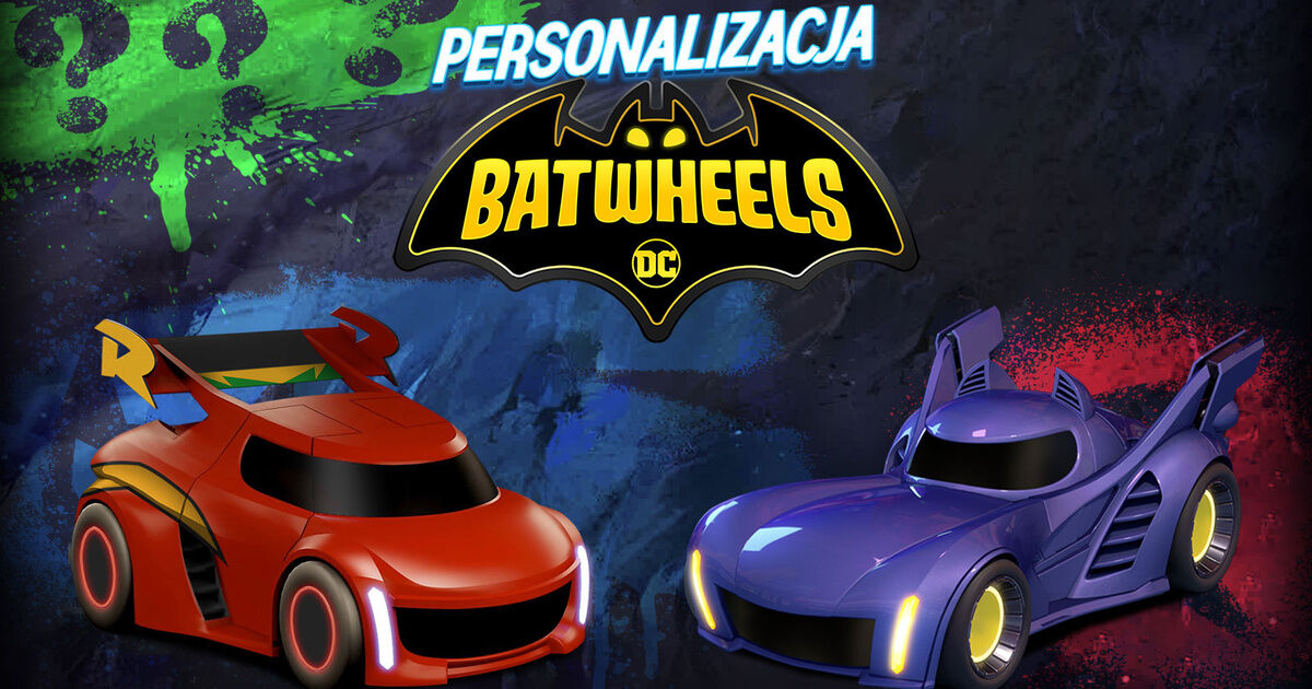 Personalizacja Batwheelsów | Batwheels | Cartoonito