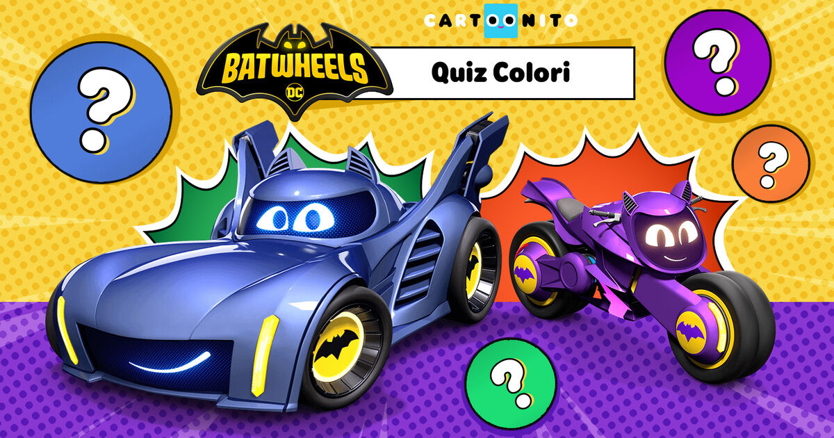 Quiz Colori di Batwheels | Batwheels | Cartoonito