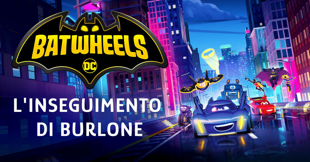 L'inseguimento di Burlone | Batwheels | Cartoonito
